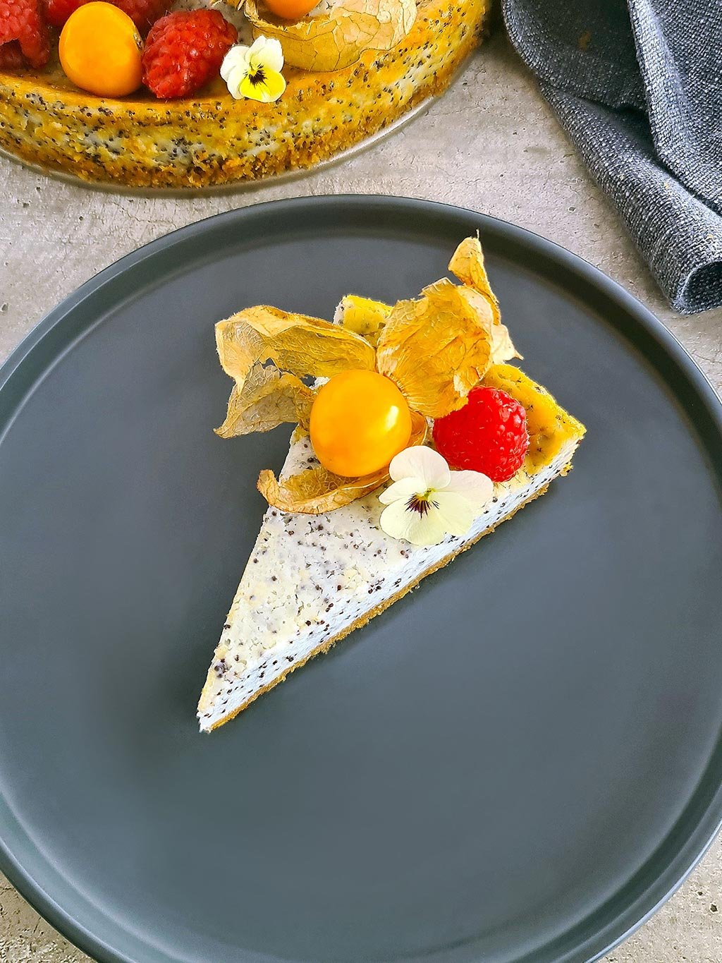 Poppy pie - Gluten-free and easy to make pie - Desserts