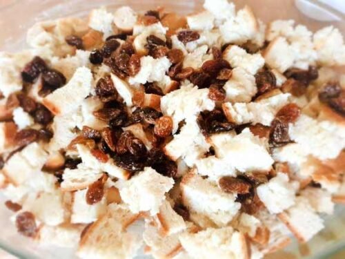 Bread Pudding with Syrup Sauce - Recipe - Desserts