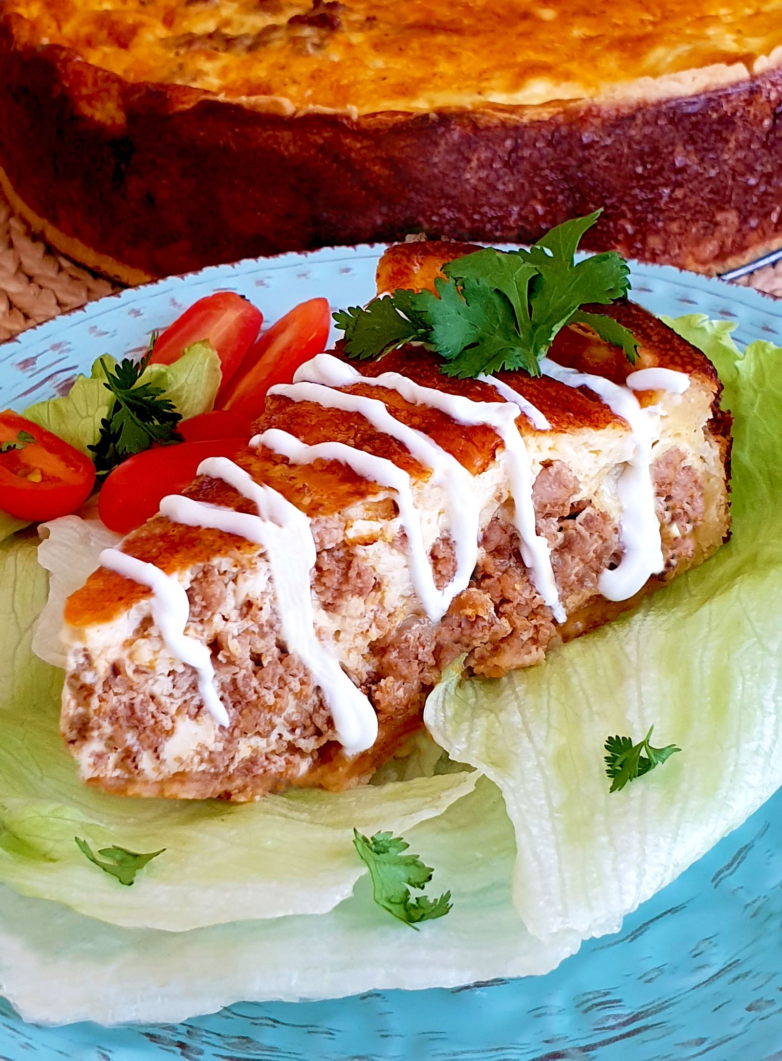 Ground Beef Taco Quiche - Food