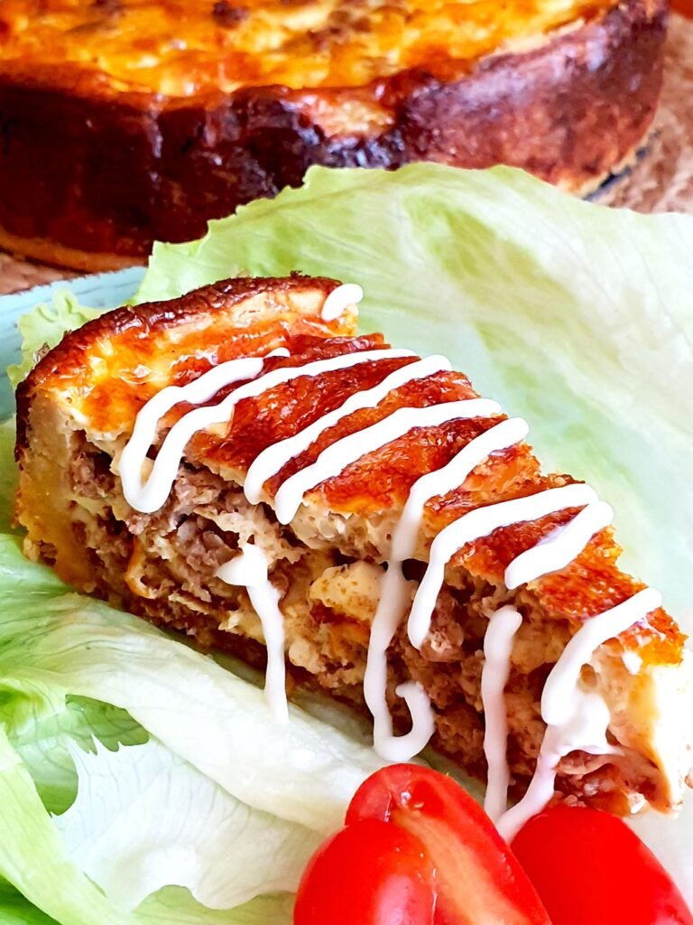 Ground Beef Taco Quiche - Food