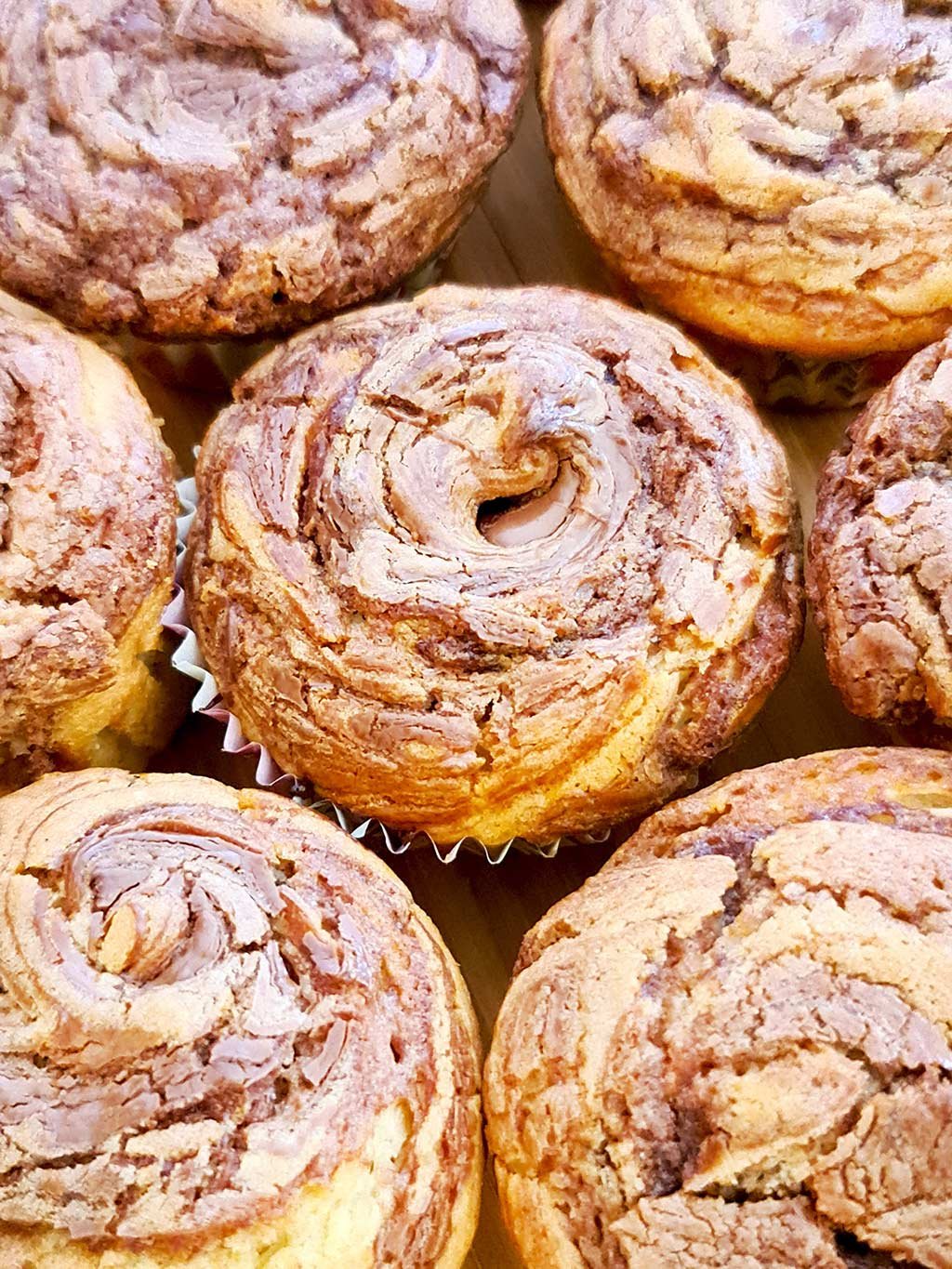 Swirl Muffins With Different Fillings - Desserts