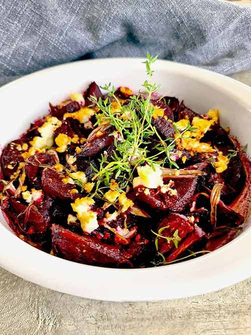 Swedish Beetroot Salad - Rödbetssallad - Salad