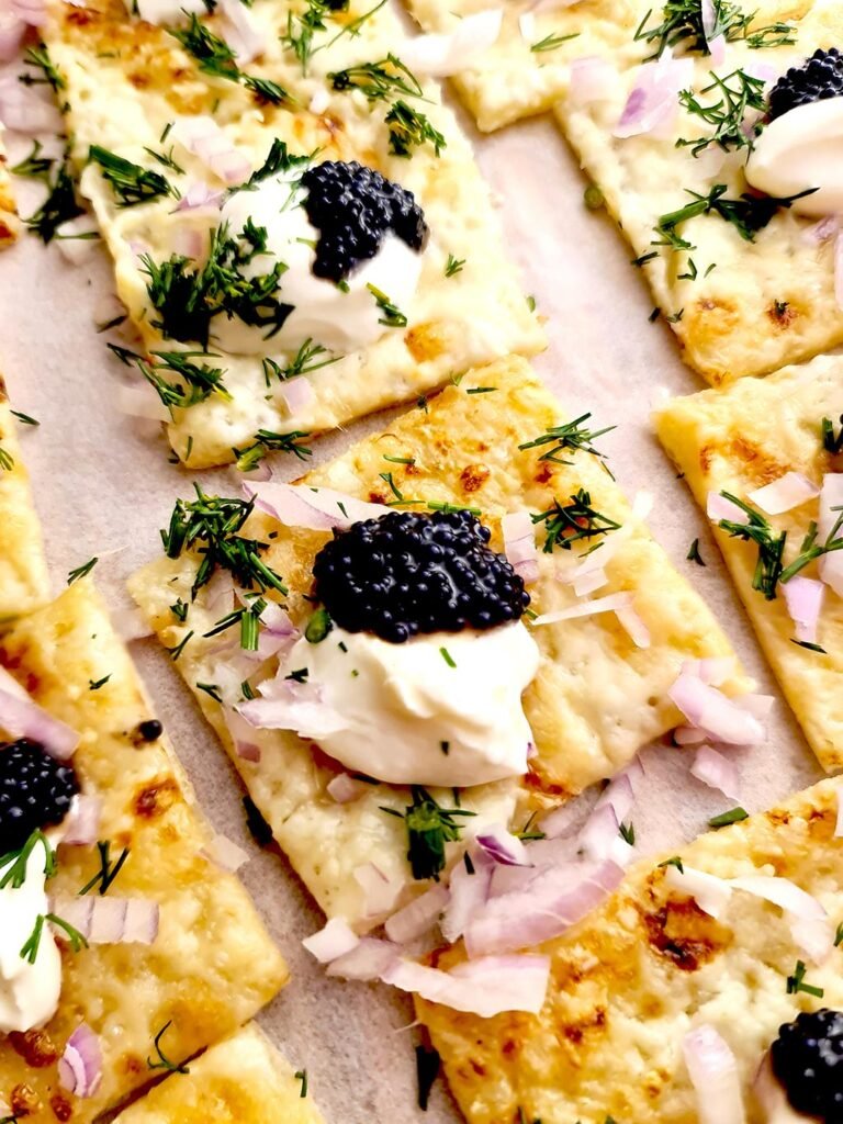 Swedish Caviar/Roe Pizza - Food