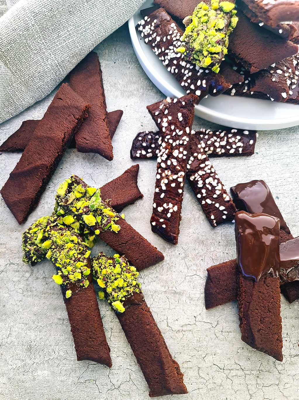 Swedish Chocolate Toffee Slices - Desserts