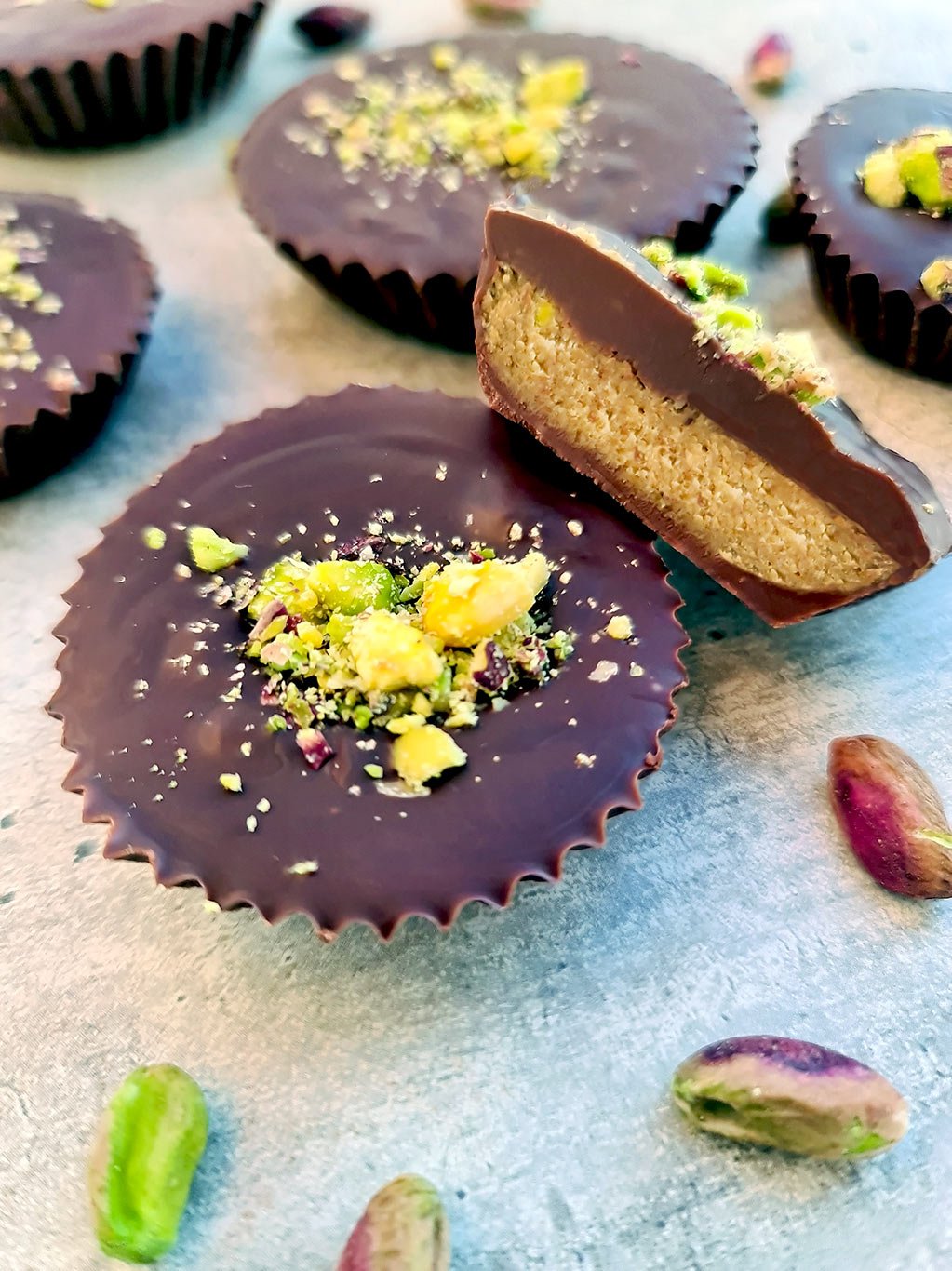 Homemade Pistachio Butter Cups